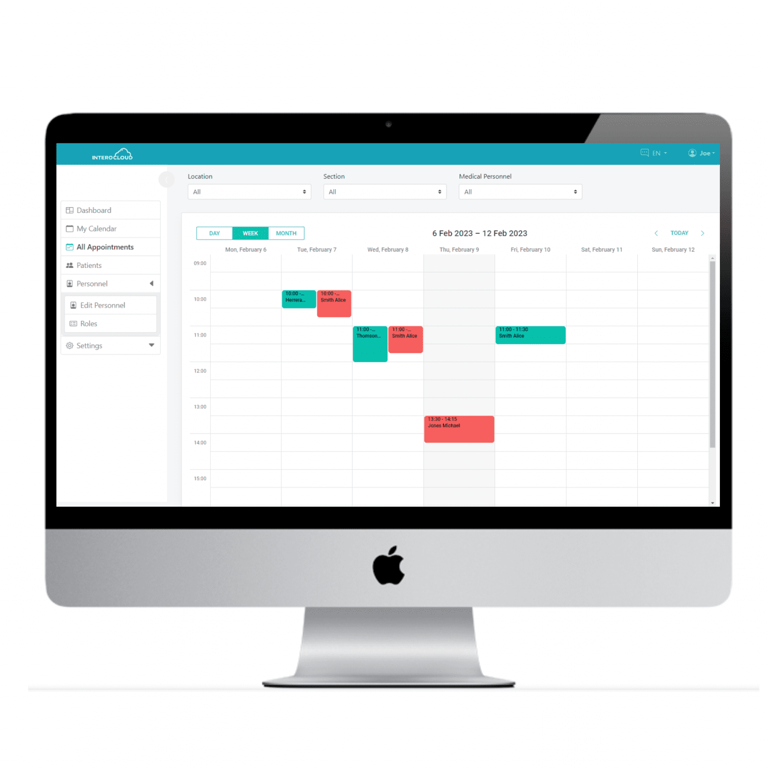 Appointment Scheduler | Practice Management Software | InteroCloud